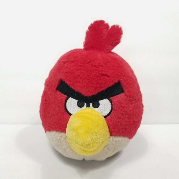 Commonwealth | Toys | Angry Birds Red Bird Stuffed Animal Plush 7 ...